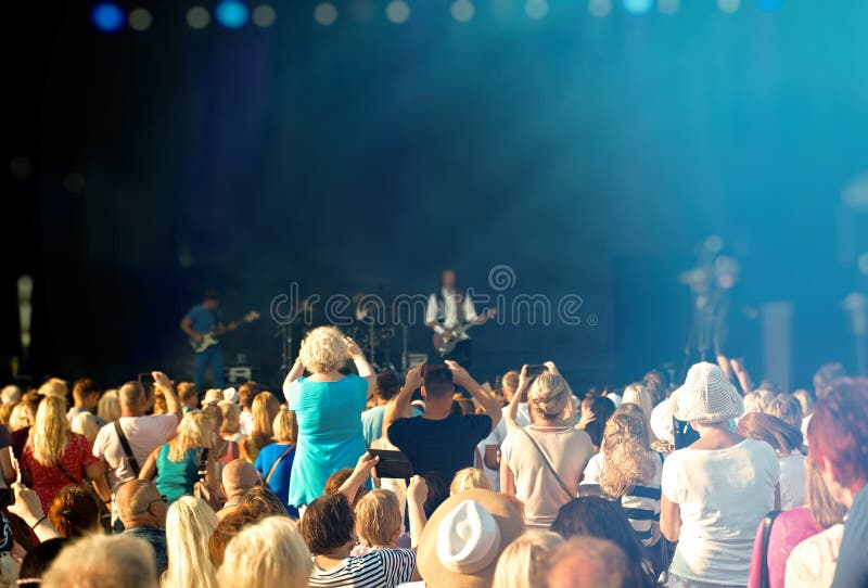 People Enjoying Musical Concert Editorial Image - Image of festival ...
