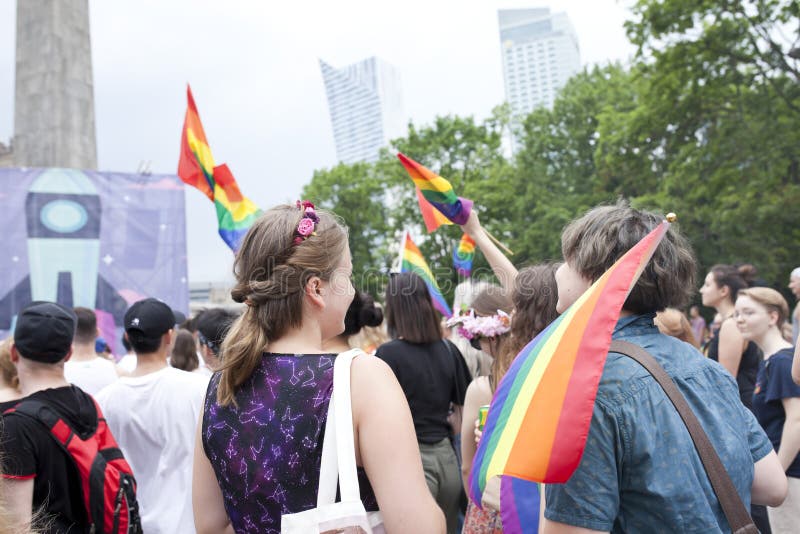People during Equality Parade on July 8 Editorial Photo - Image of ...