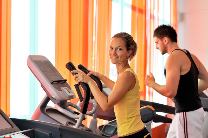 People Exercising in the Gym Stock Photo - Image of endurance, healthy ...
