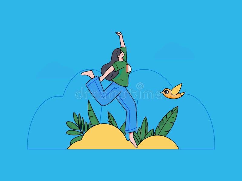 People Exercising Healthy Running Vector Internet Operation ...