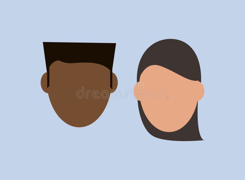 People Faceless Heads Image Stock Vector - Illustration of communicate ...