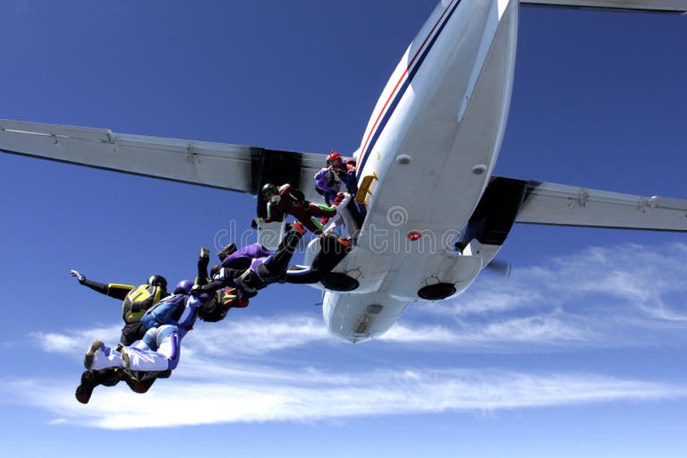 People Falling from Airplane Editorial Image - Image of falling ...
