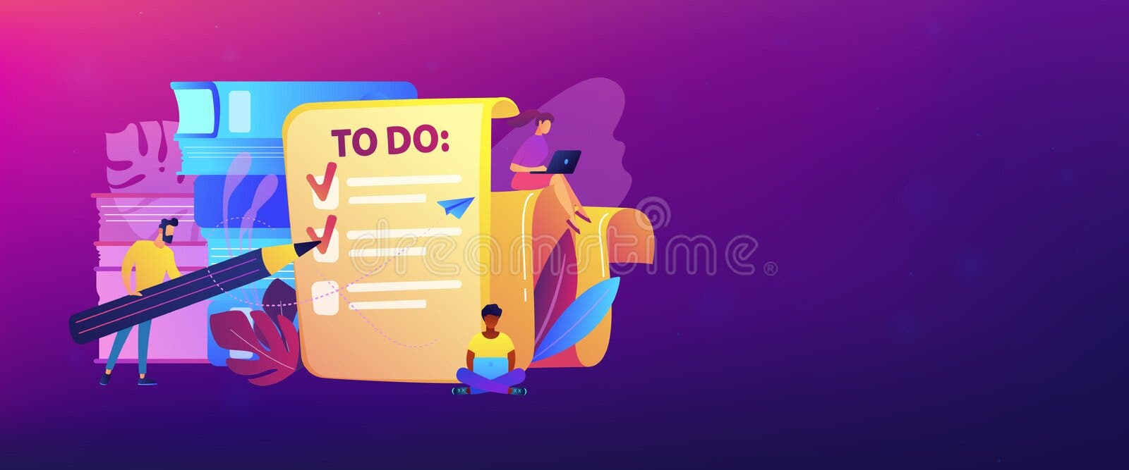 Task Management Concept Vector Illustration Stock Vector - Illustration ...