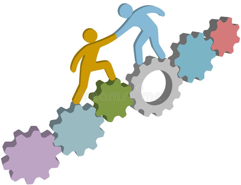 People Find Tech Help Solution 3D Stock Vector - Illustration of person ...