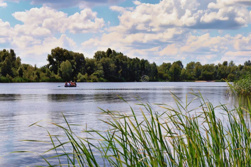 People float in a boat stock photo. Image of outside - 204799342