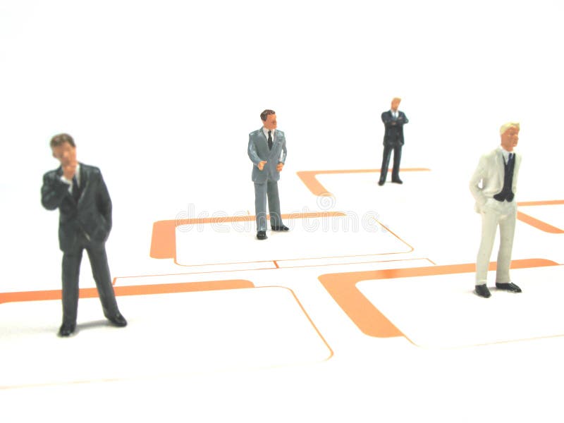 People in flowchart stock image. Image of boss, flowchart - 5813719