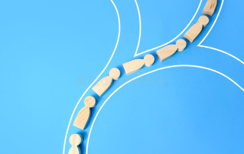 People Follow the Same Direction. Branching Out in Different Directions ...