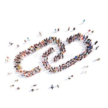 People Chain Silhouette Stock Illustrations – 3,088 People Chain ...