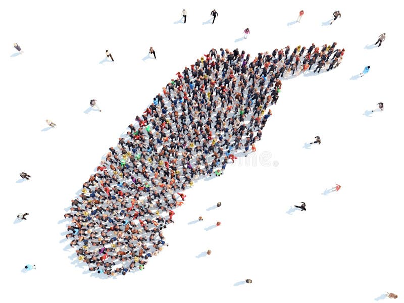 Crowd Form Hand Stock Illustrations – 228 Crowd Form Hand Stock ...