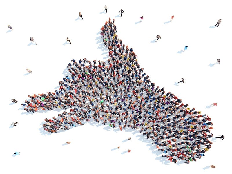 Crowd Form Hand Stock Illustrations – 228 Crowd Form Hand Stock ...