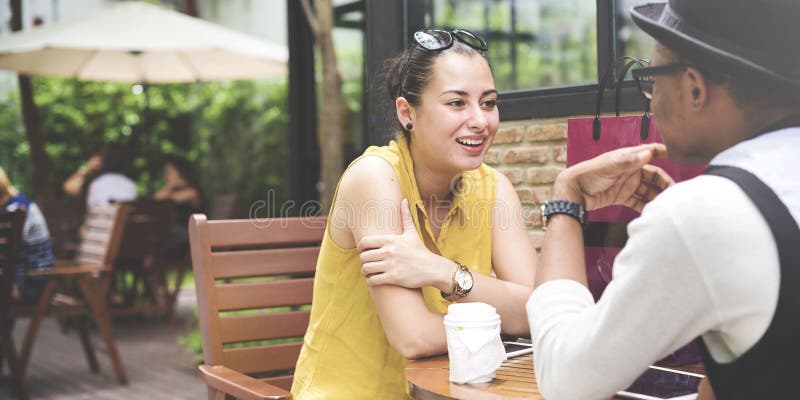 People Friendship Coffee Communication Discussion Talking Concept Stock ...