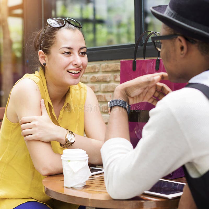 People Friendship Coffee Communication Discussion Talking Concept Stock ...