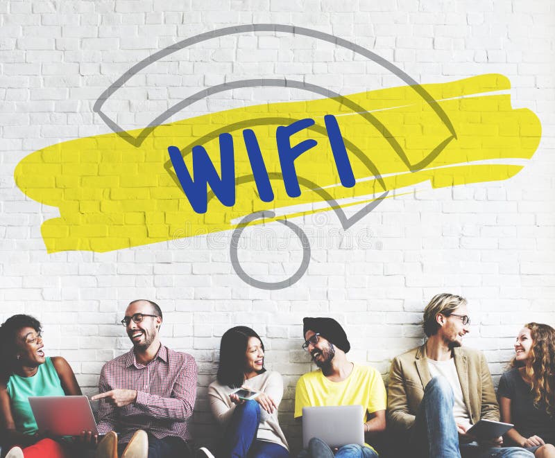 People Friendship Togetherness Technology Digital Device Concept Stock ...