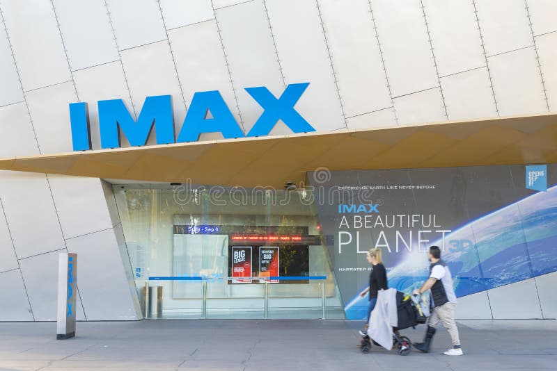People in Front of the IMAX Theatre in Melbourne Editorial Stock Image ...