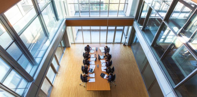 People Gather for Board Meeting Discussion and Corporate Teamwork ...