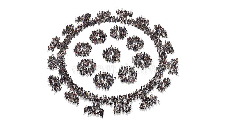 People Gathering into Crowd and Forming BLM Symbol Stock Footage ...