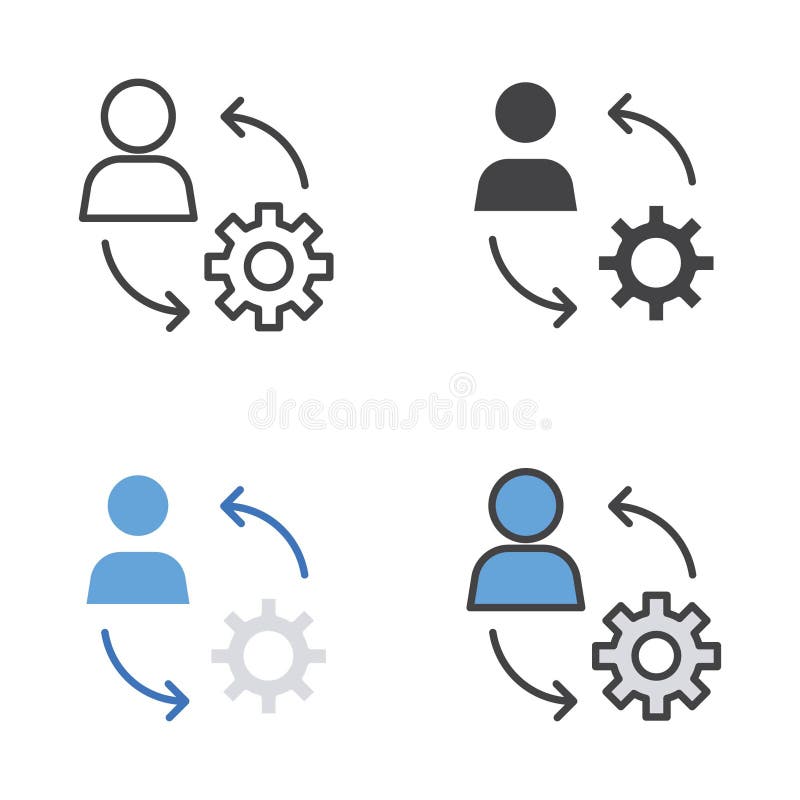 Manager Resources Development. Management Icon Stock Vector ...
