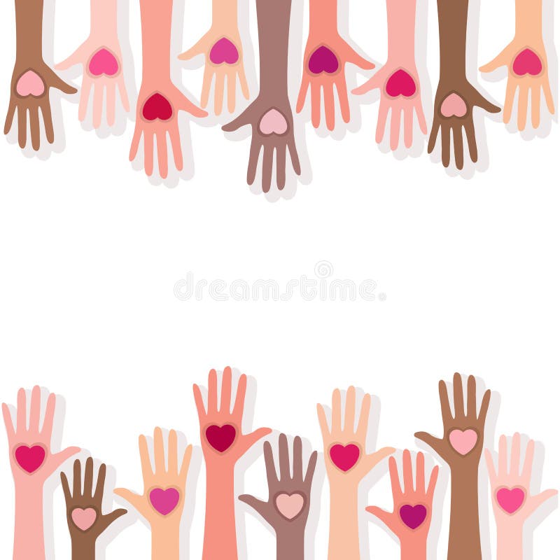 People giving their love stock vector. Illustration of friends - 46631649