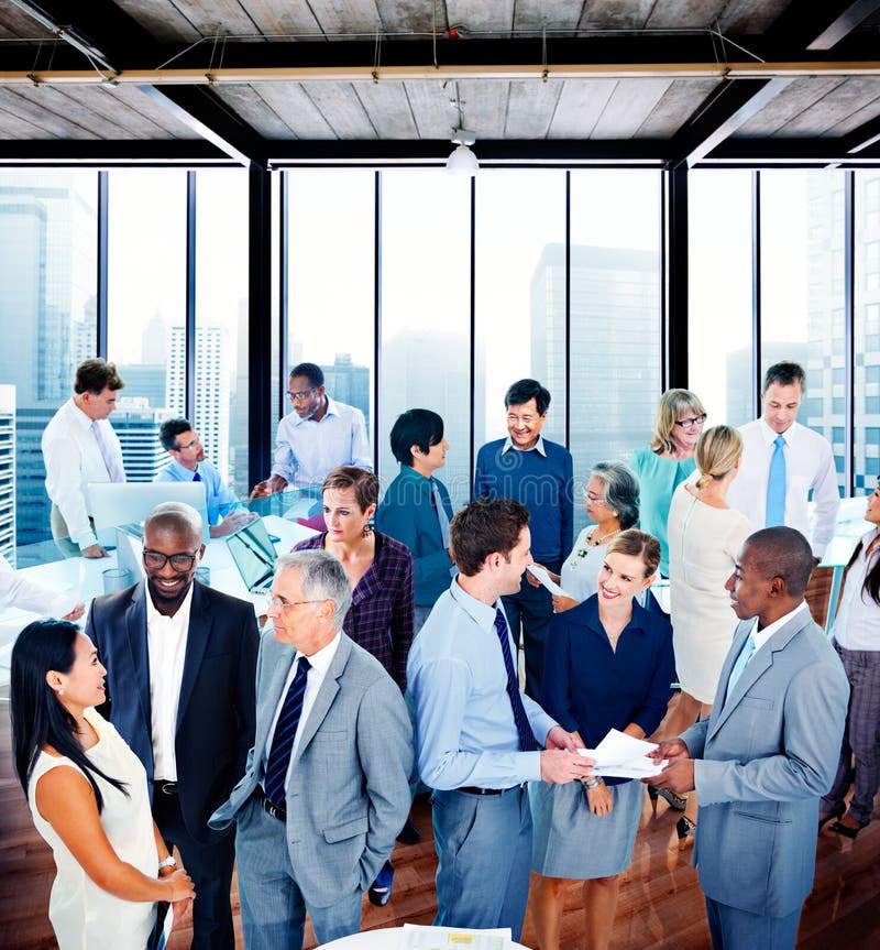 People Global Communication Discussion Conversation Group Concept Stock ...