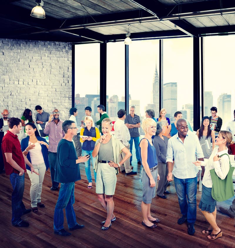 People Global Communication Office Discussion Conversation Concept ...