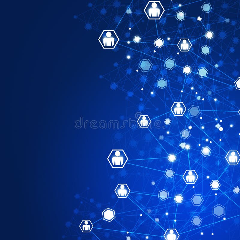 People Global Connections stock illustration. Illustration of geometric ...