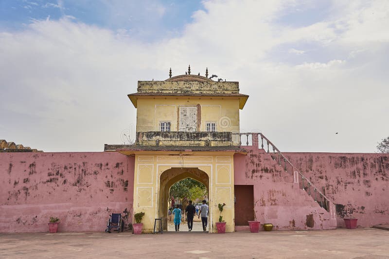 People are Going through a Big Gate of Fort Editorial Stock Image ...