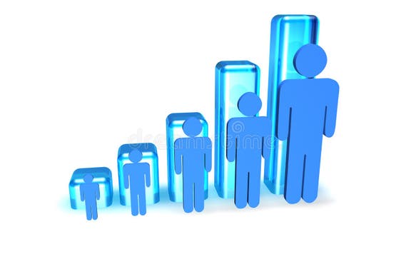 People Graph stock illustration. Illustration of future - 1230639