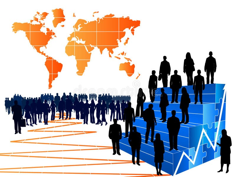 People And Graph Picture. Image: 7729006