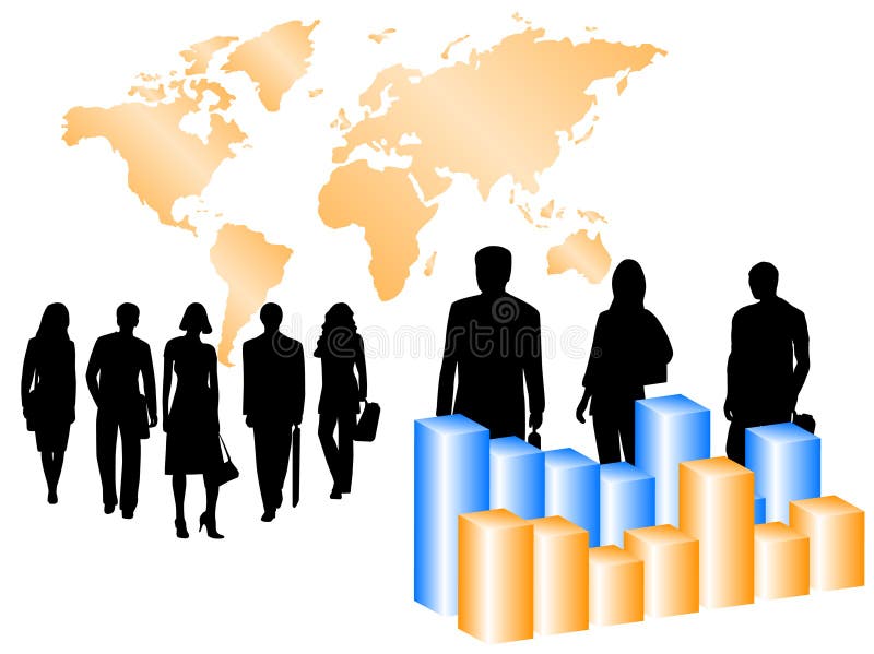 People And Graph Picture. Image: 7729006