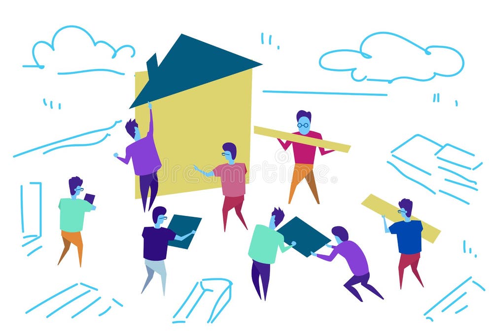 Simple Team Doodle Stock Illustrations – 2,360 Simple Team Doodle Stock ...