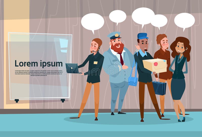 Communication Banner stock illustration. Illustration of blue - 2416717