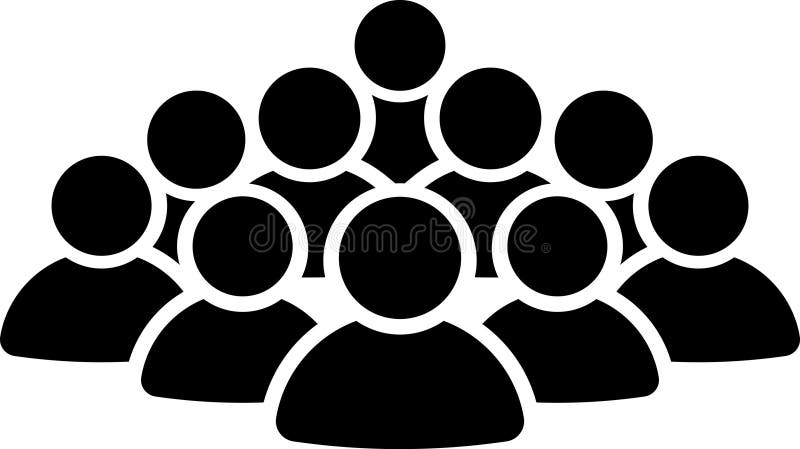 People Group Icon Set Team Worker User. Employee People Group Icon Team ...