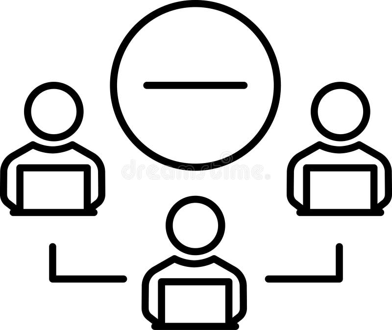 People Group Icon Set Team Worker User. Employee People Group Icon Team ...