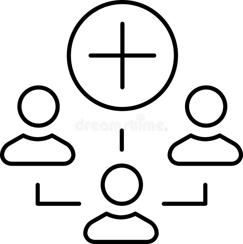 People Group Icon Set Team Worker User. Employee People Group Icon Team ...