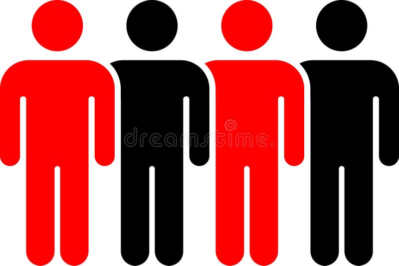 People Group Icon Set Team Worker User. Population. Demographics ...