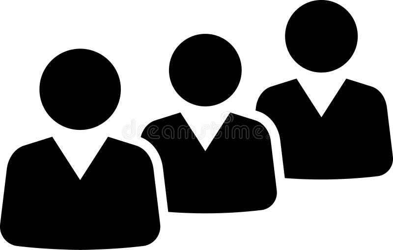 People Group Icon. Team of Worker. User Profile Symbol. Group of People ...