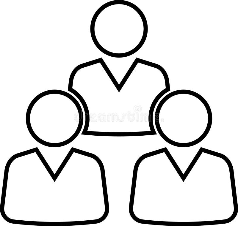 People Group Icon. Team of Worker. User Profile Symbol. Group of People ...