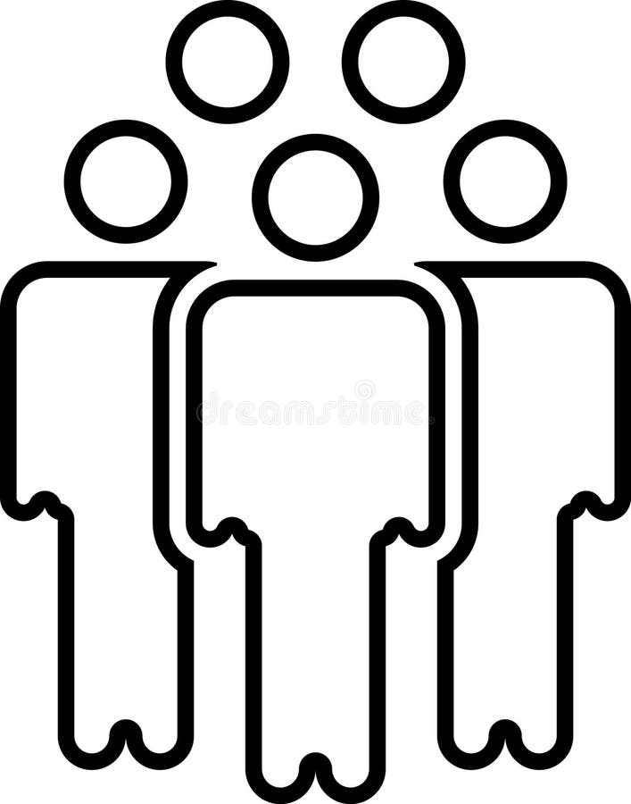 People Group Icon. Team of Worker. User Profile Symbol. Group of People ...