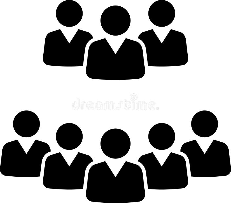 People Group Icon. Team of Worker. User Profile Symbol. Group of People ...