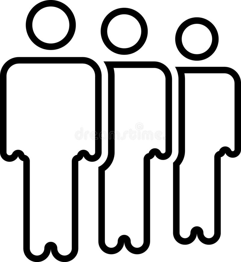 People Group Icon. Team of Worker. User Profile Symbol. Group of People ...