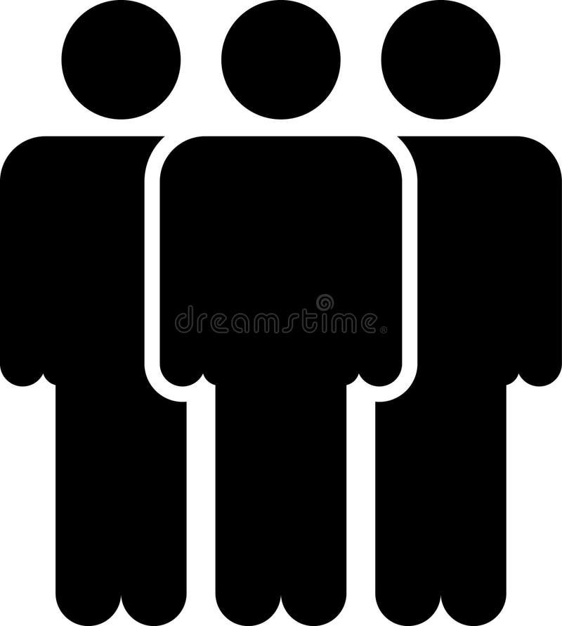 People Group Icon. Team of Worker. User Profile Symbol. Group of People ...
