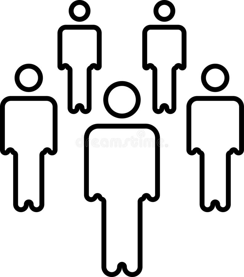 People Group Icon. Team of Worker. User Profile Symbol. Group of People ...
