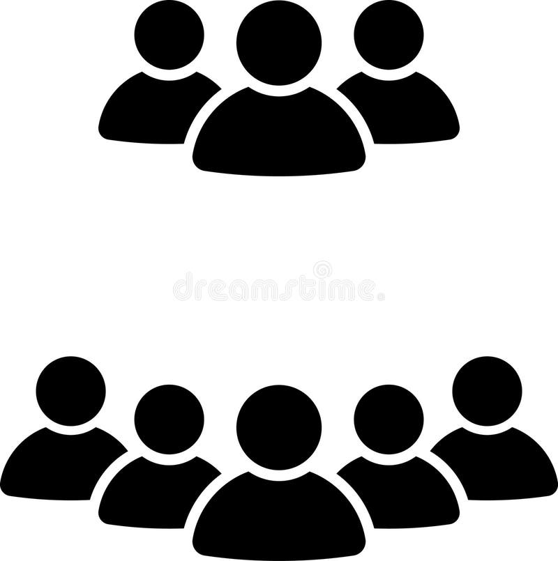 People Group Icon. Team of Worker. User Profile Symbol. Group of People ...