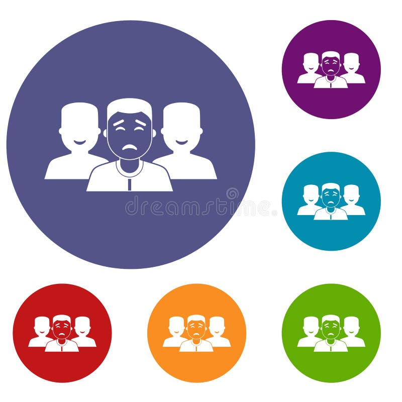 Red Team Group People Icons Teamwork Concept Stock Illustrations – 490 ...