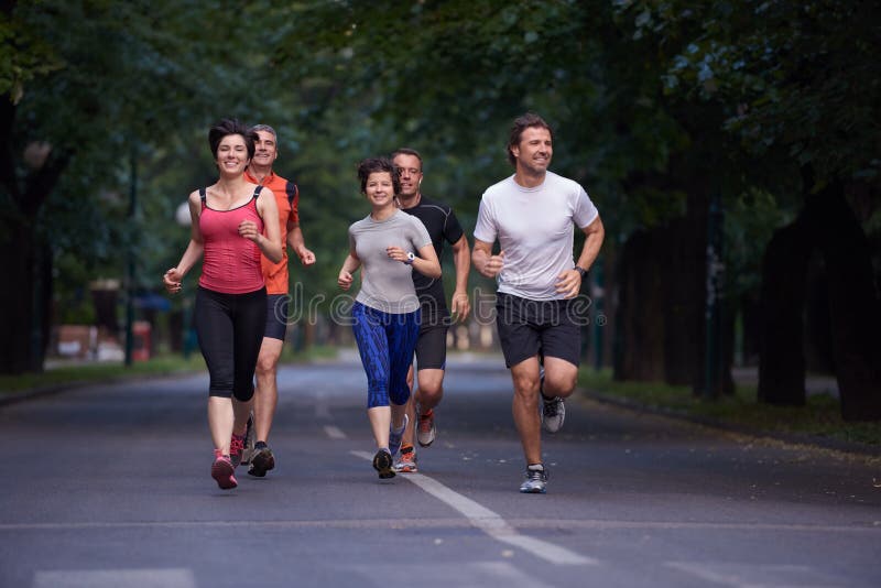 People group jogging stock image. Image of fitness, legs - 60798285