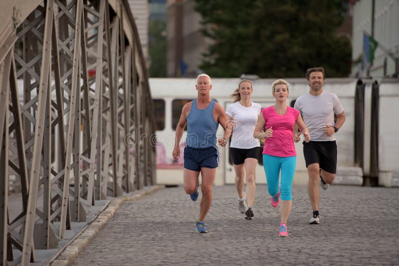 People group jogging stock image. Image of female, healthy - 72571053