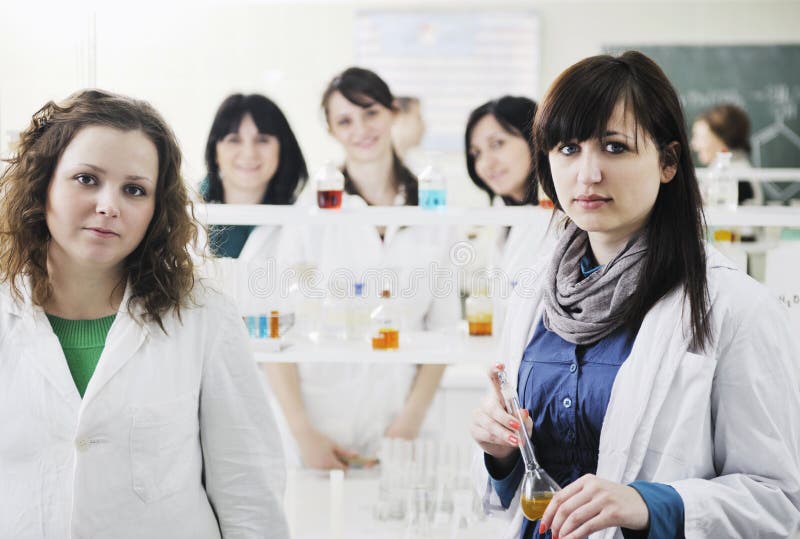 People group in lab stock image. Image of smiling, chemical - 14810381