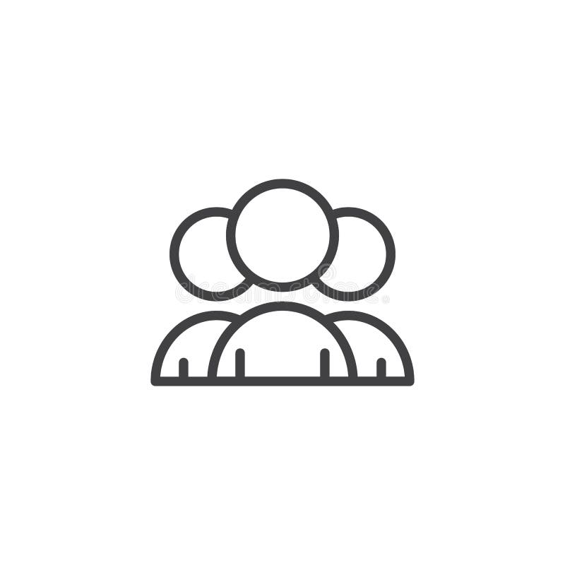 Group Outline People Stock Illustrations – 60,081 Group Outline People ...