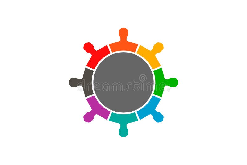 People Group Together Making Decisions Stock Vector - Illustration of ...