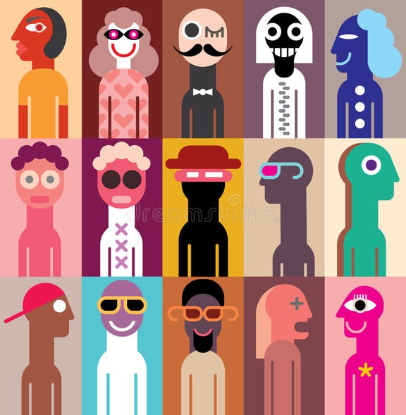 People stock vector. Illustration of body, abstract, vector - 35181833